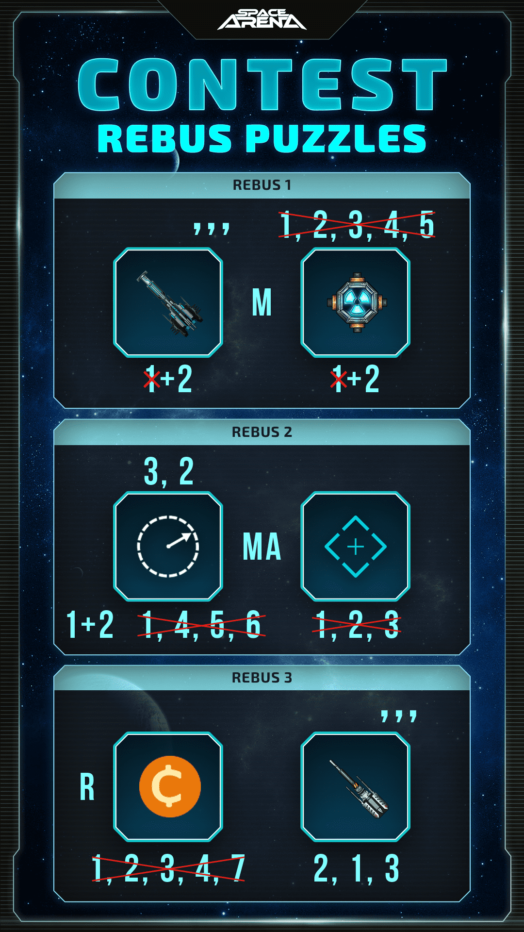 Galactic puzzles! - Space Arena