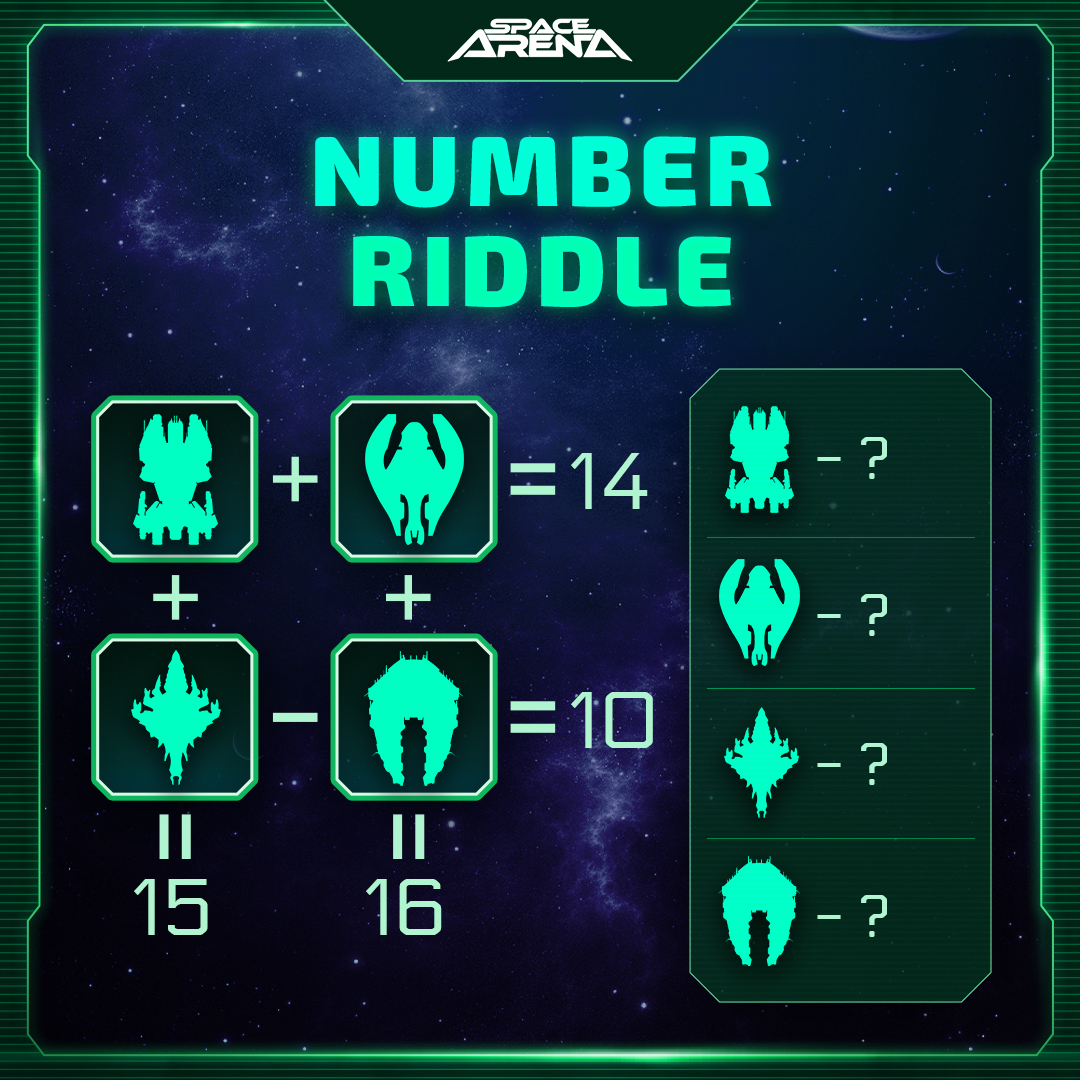 It's Riddle time! - Space Arena