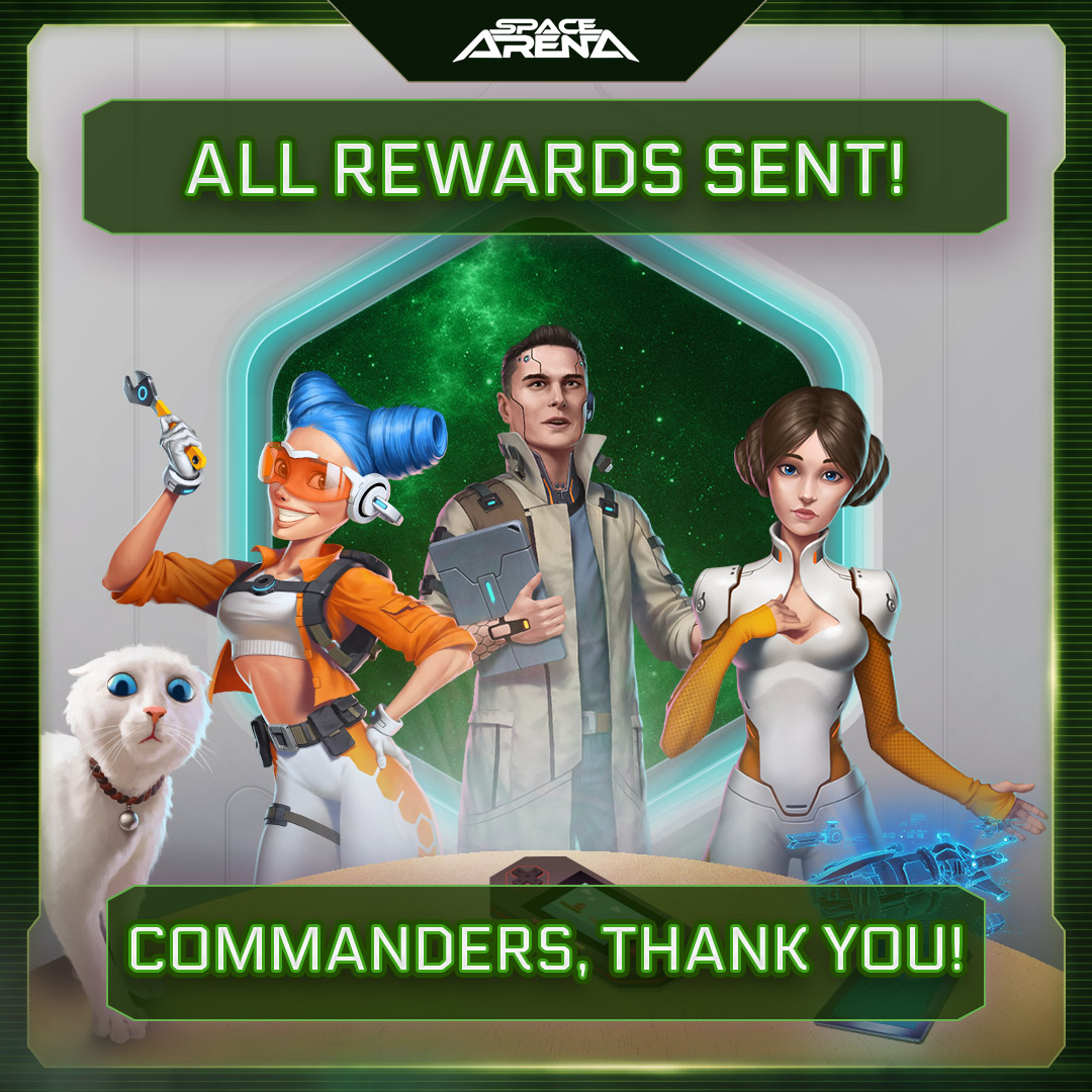 REWARDS TIME! - Space Arena